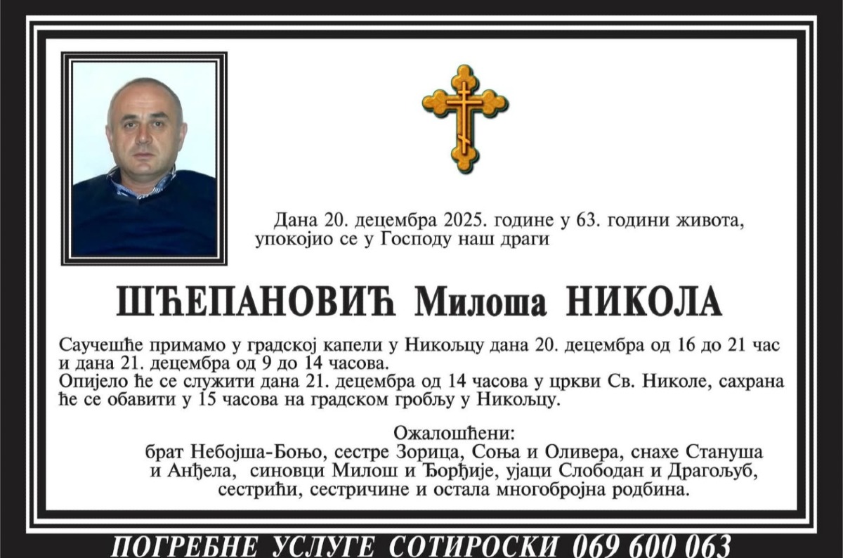 Preminuo Nikola Šćepanović | Radio Bijelo Polje